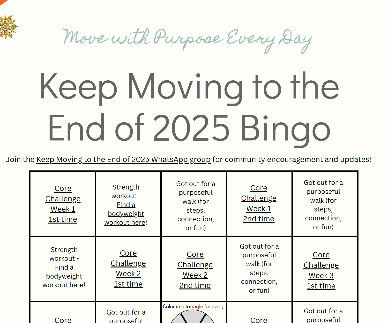 Keep Moving to the End of 2025